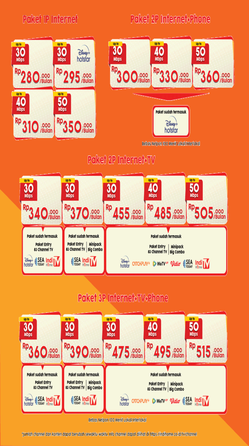IndiHome Marketing Bulan Mei 2024 I Daftar Paket Terbaru - Marketing